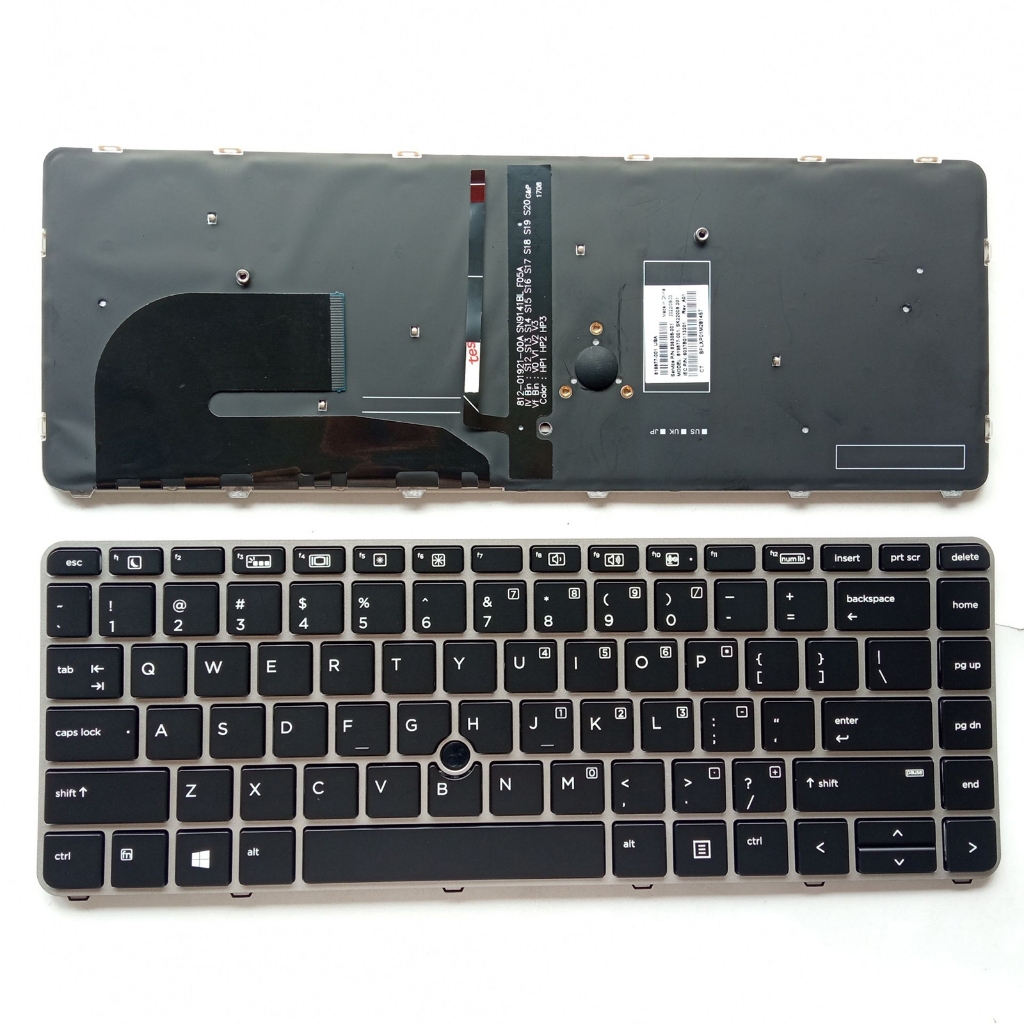For HP EliteBook 840 G3 840 G4 848 G3 745 G3 745 G3 US keyboard Backlit ...