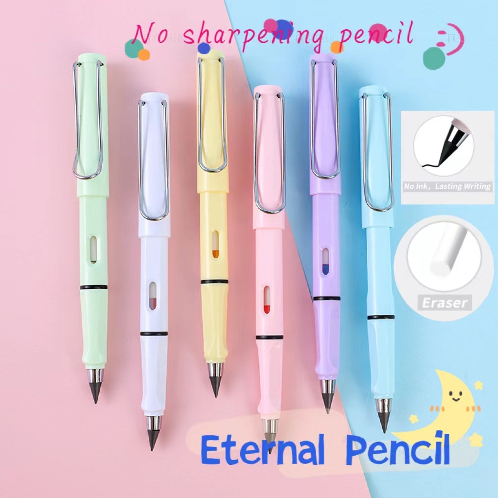 M&P Pensil Tidak Perlu Asah Melukis 铅笔 不用削的铅笔 学生绘画不易断 写不完的铅笔 Pencil No ...