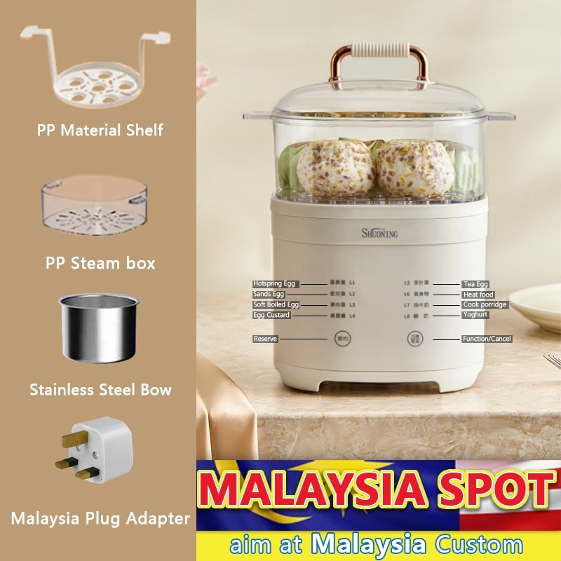 [Available in stock in Malaysia]Automatic power off egg boiling machine ...