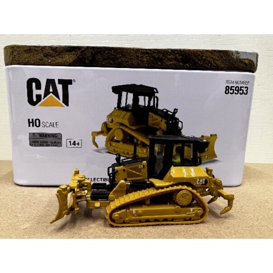 DM 1:87 CAT D5 Dozer Caterpillar Crawler Bulldozer Alloy Engineering ...