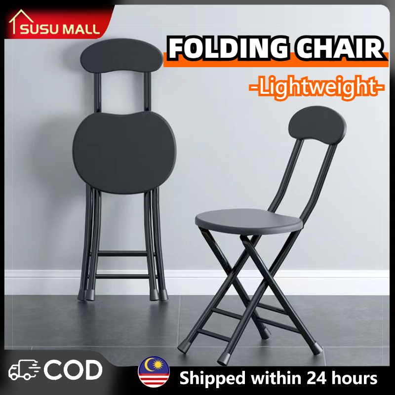 Folding chair/domestic dining chair stool back chair/simple chairKerusi ...