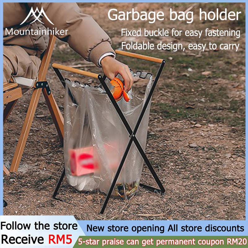Foldable Garbage Frame Rack Bin Disposable Portable Rubbish Camping ...