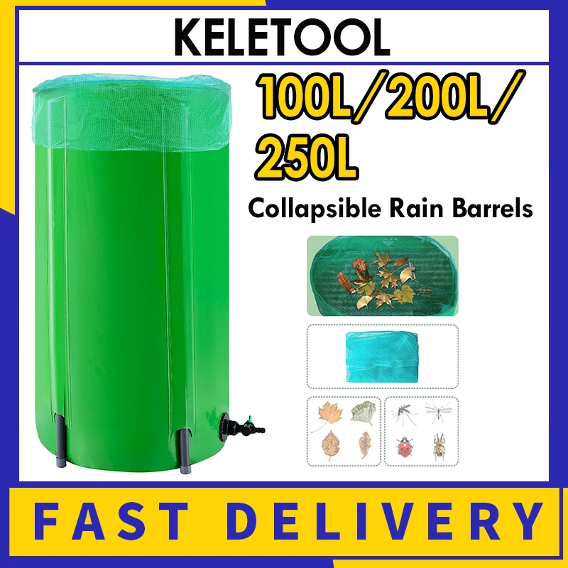 RIOBOW Barrel Collapsible Water Butt - Portable Rain Water Tank ...