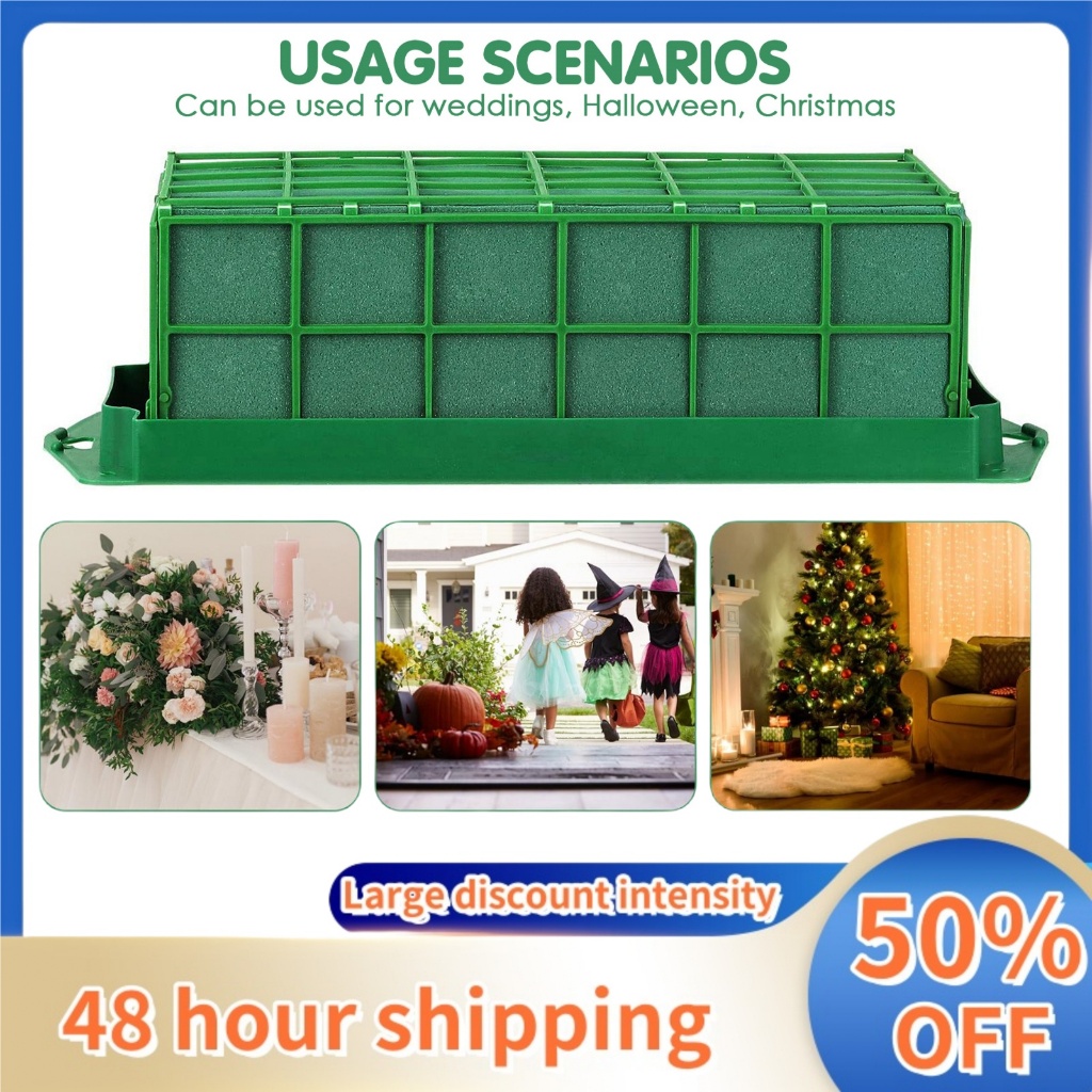 AG Floral Foam Cage Flower Holder with Floral Foam for Fresh Flowers ...