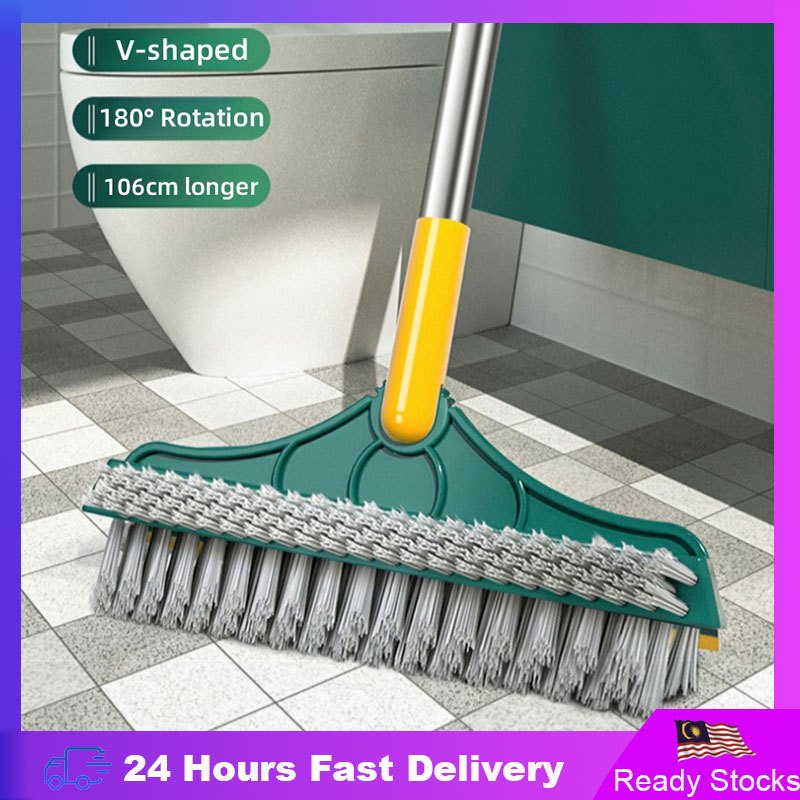 3 In 1 Magic Cleaning Brush Berus Lantai Bilik Air Floor Brush Bathroom ...