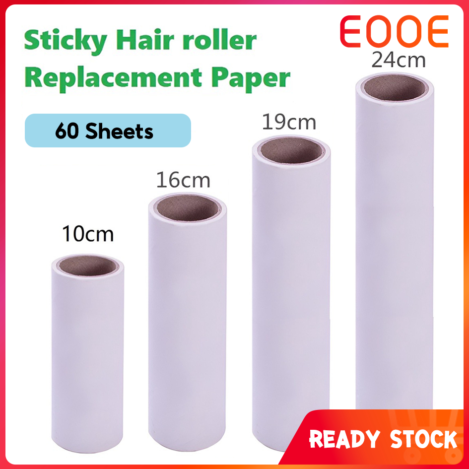 EOOE 10/16/19/24Cm Roller Sticker Paper Core Reffil / Sticky Hair ...