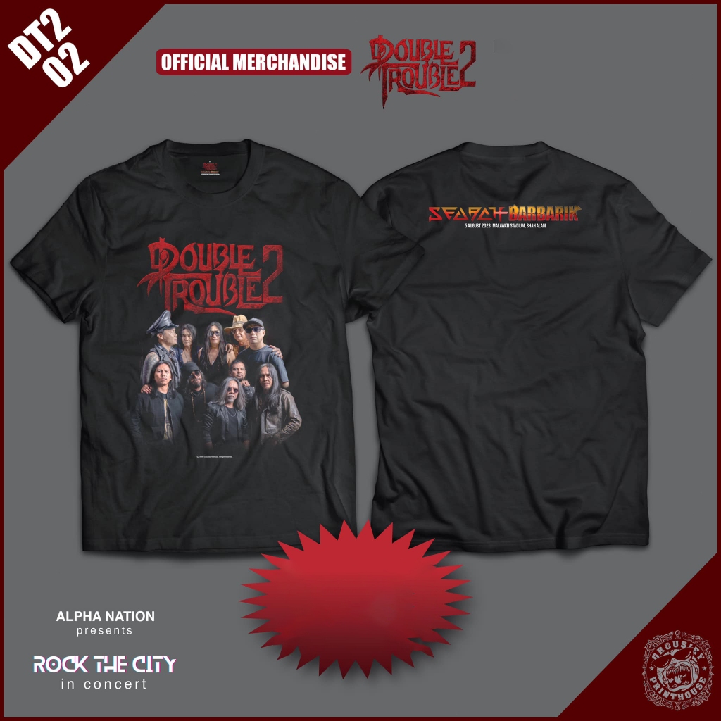 BARBARIK BAND GT2 - MALAWATI STADIUM SHAH ALAM Cotton Short Sleeve ...