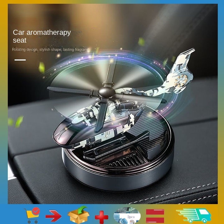 (Stock) Car Decoration Aircraft Perfume Scent Solar Rotating Aircraft ...