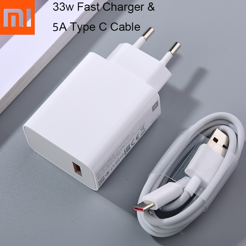 Xiaomi Mi 33W Super Fast Turbo Charger For Mi 10 11 11T 12 12T 13 14 ...