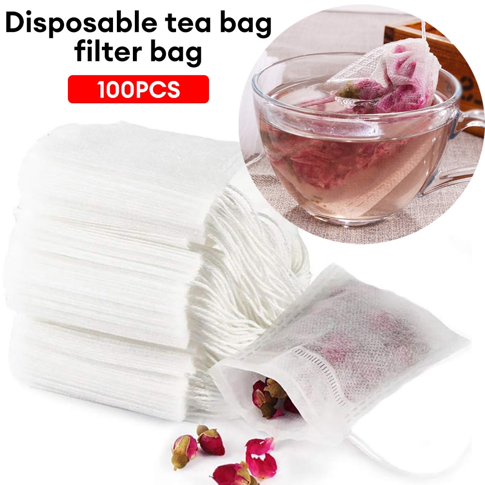 Disposable Tea Bags for Loose Leaf Tea Empty Tea Bags for Loose Tea ...
