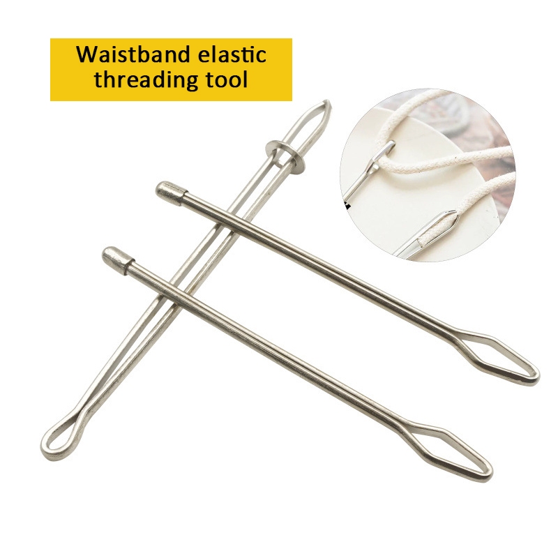 Le Mood Bodkin Rope Threader Elastic Threader Penarik Getah Penyepit Getah Penarik Getah ...