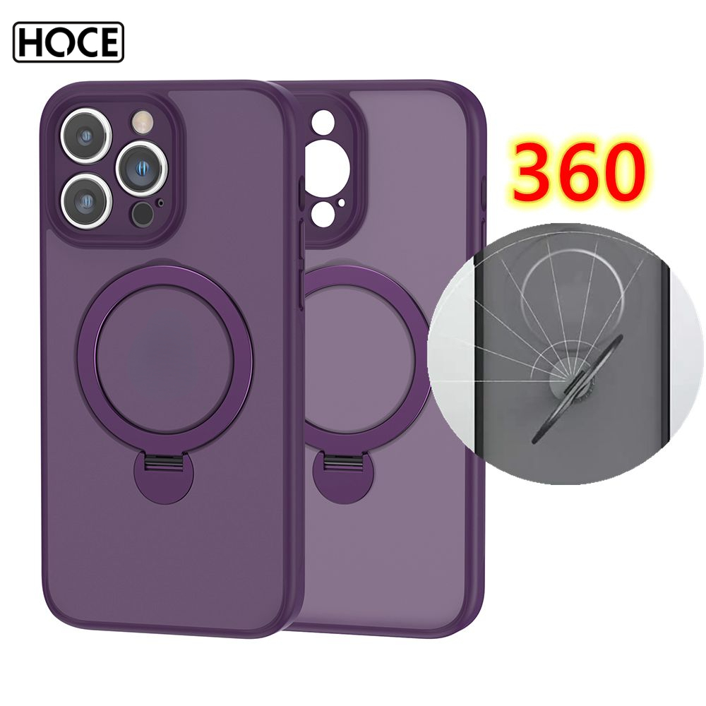 HOCE Fine Hole Camera Protection 360° folding Bracket Phone Case For ...
