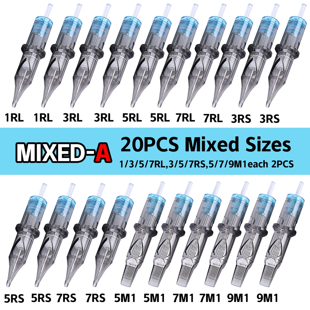 20 Mixed Tattoos One Piece Needle Blackbird Second Generation Tattoos ...