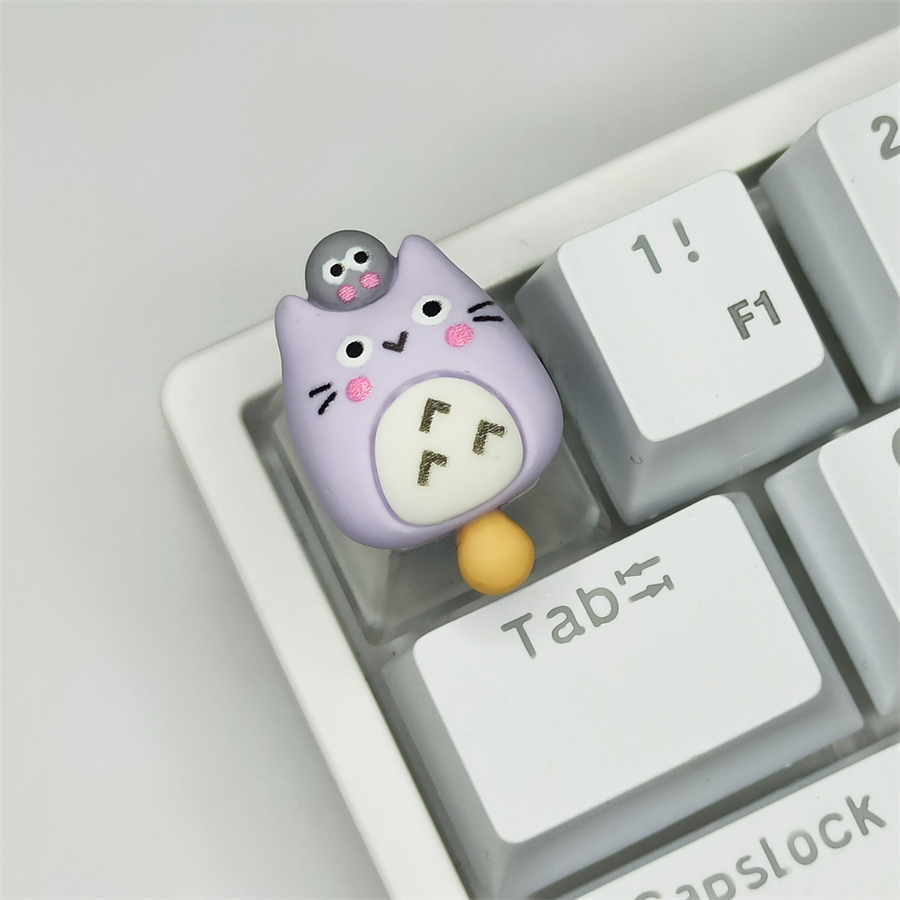 Handmade Keycap My Neighbor Totoro Keycap Suitable for Mechanical ...