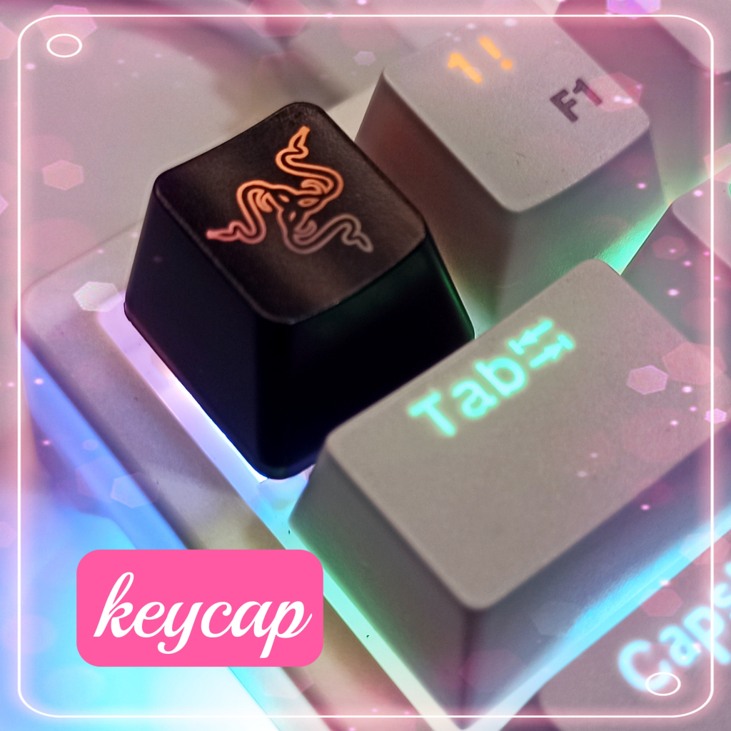 Translucent Keycap 1PCS Razer Keycap Full of Technology PBT Mechanical ...
