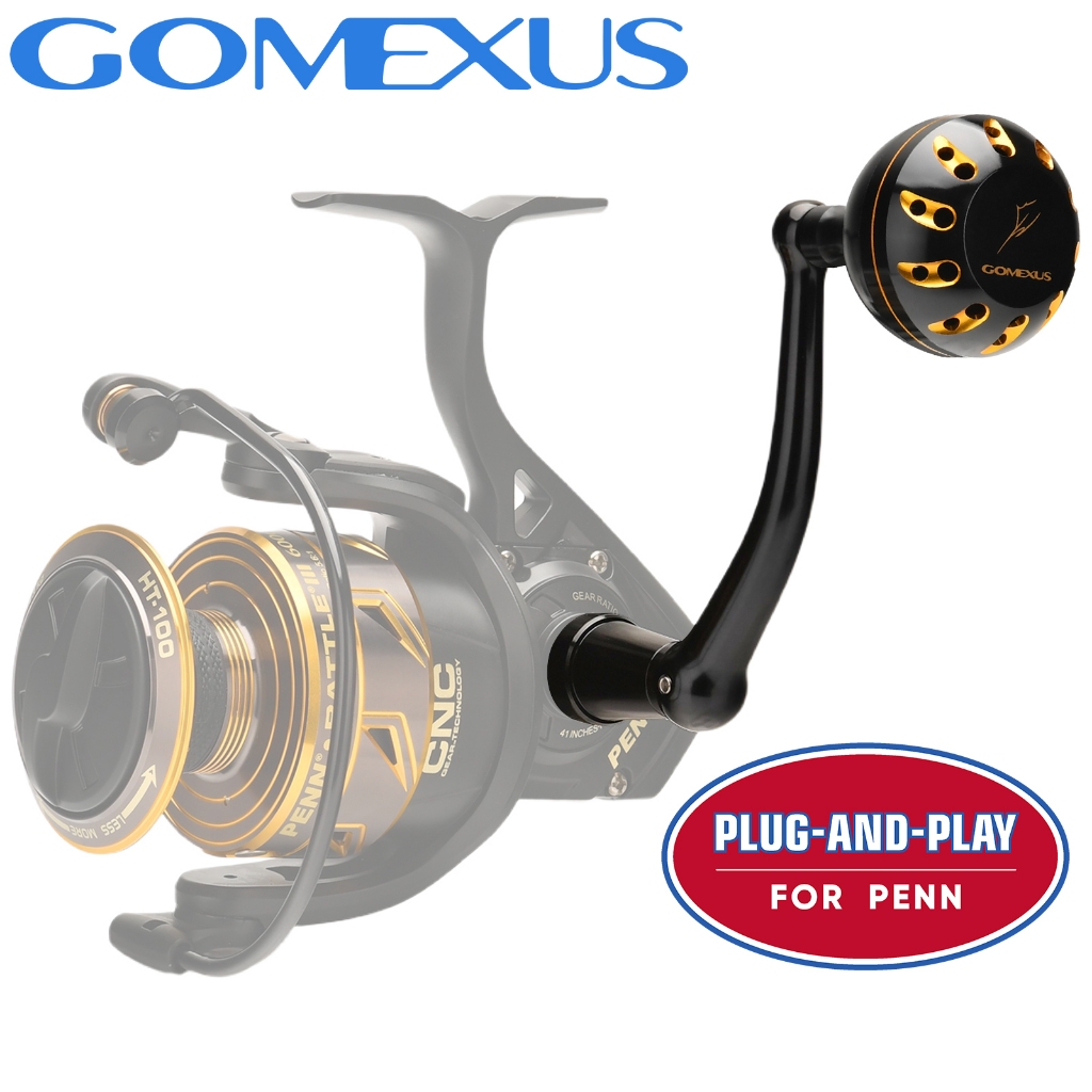 GOMEXUS Penn Power Handle 65-98mm For Penn Battle II&III Conflict ...