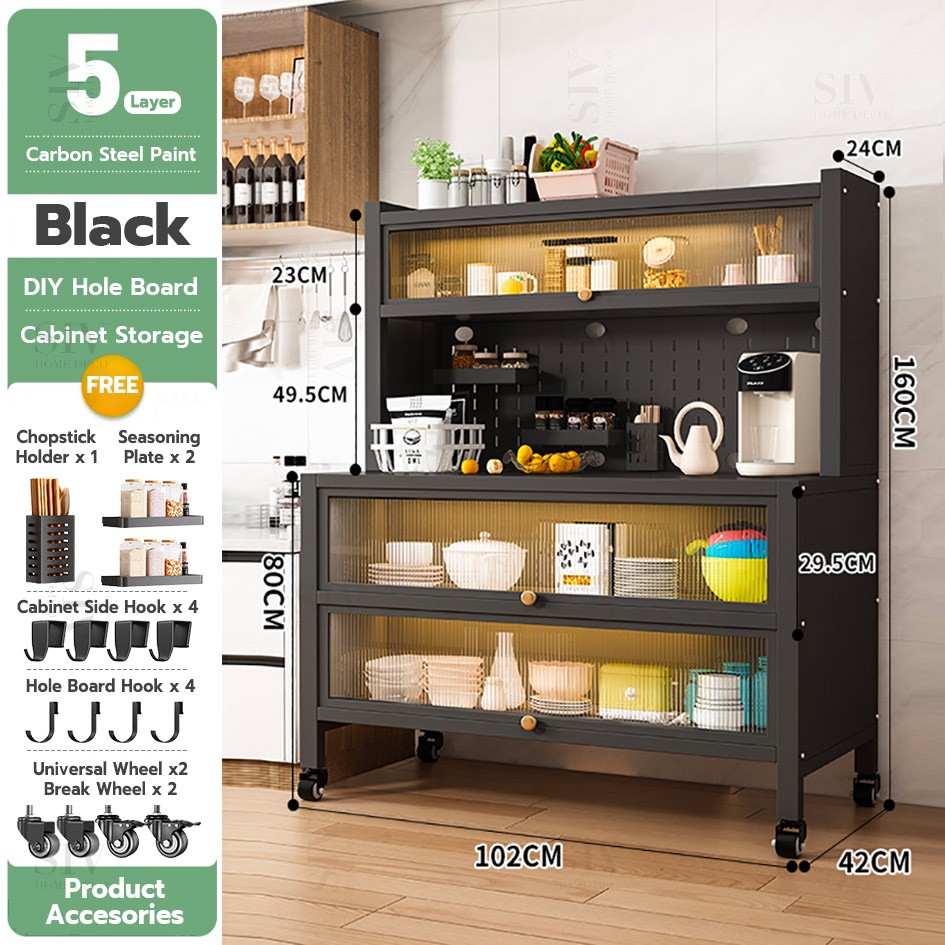 Uliance Kitchen Cabinet Kabinet Dapur Almari Dapur Cabinet Dapur Rack ...