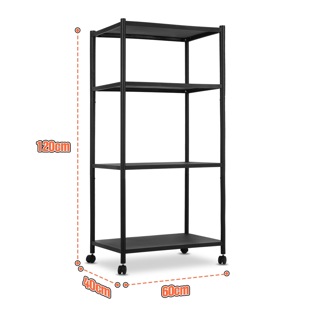 Kitchen Rack Kitchen 3 Tier Black Stainless Steel Rack Storage Rak Rak ...
