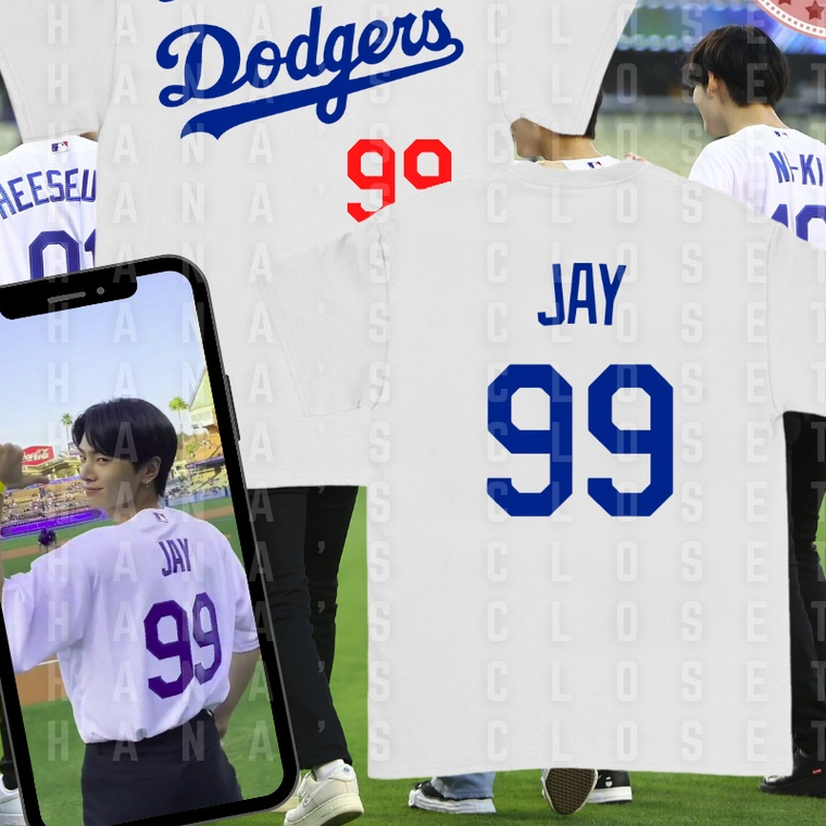 Dodgers Jersey Customized Inspired T Shirt - Heeseung Jungwon Jay Jake ...