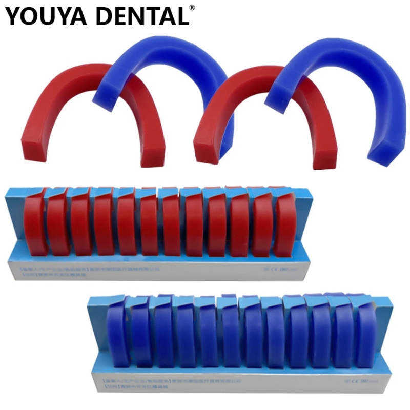 12pcs/box Dentistry Lab U Shape Dental Base Wax Rim Denture Casting ...