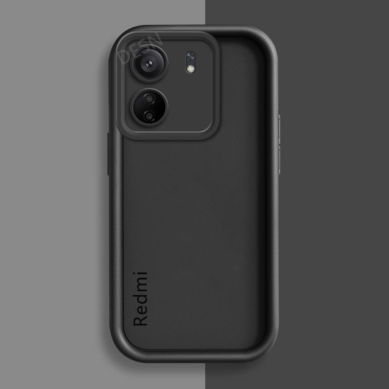 Official Original Phone Casing Redmi 13C 12C 10C 9C Case Shockproof Phone Liquid Silicone Soft ...