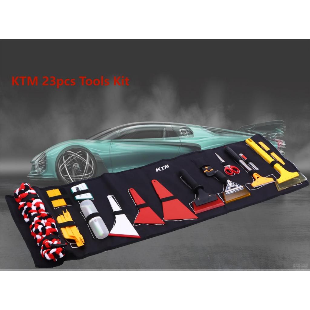 KTM 23pcs Tools Kit Car Wrap Accessories Vinyl Wrap Car Tools Set Auto ...