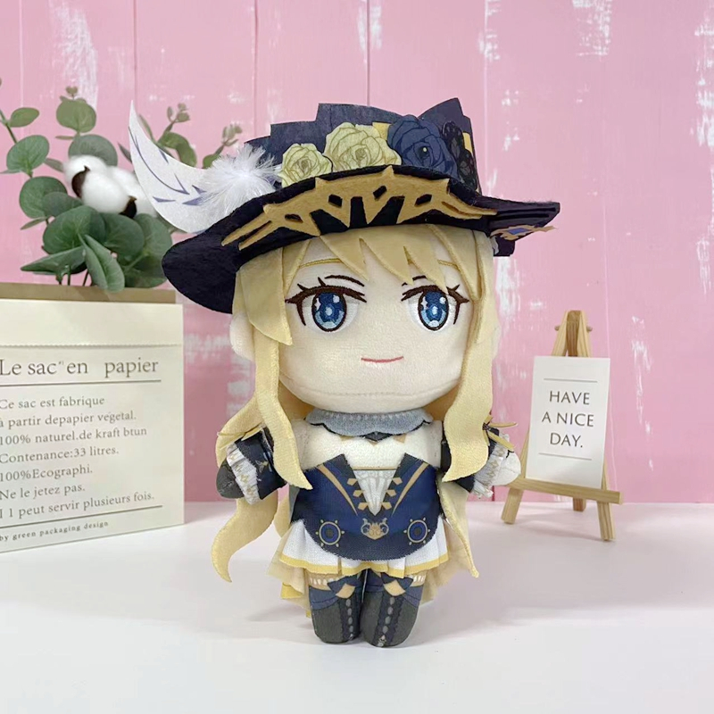20cm Genshin Impact Stuffed Doll Lyney Noelle Kazuha Amber xiao Plush ...