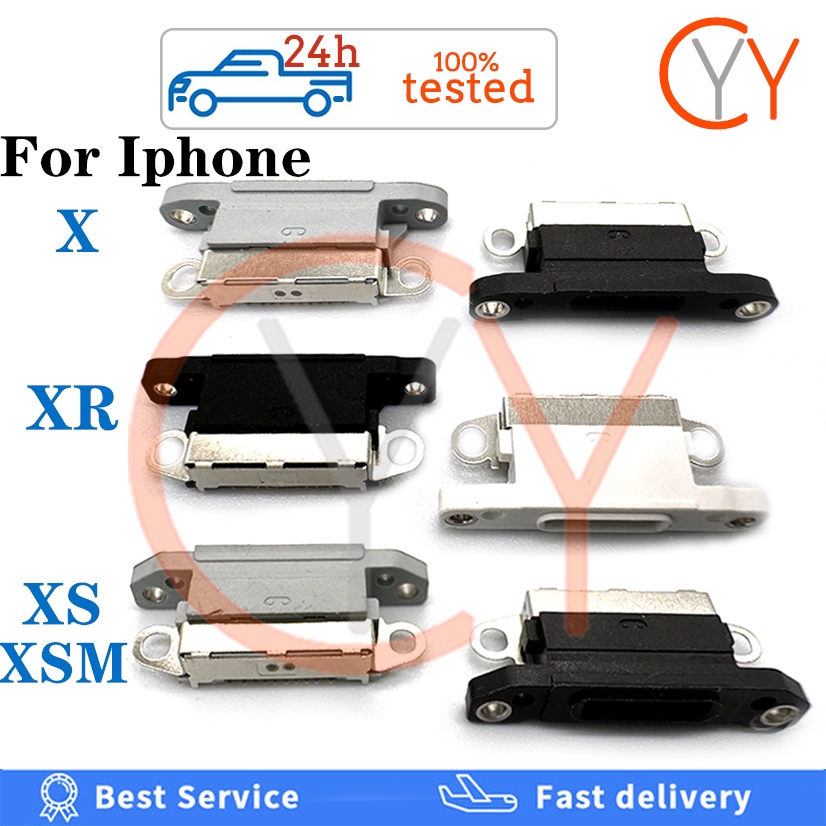 10Pcs For IPhone X XR XS Max USB Plug In Charging Charger Port ...