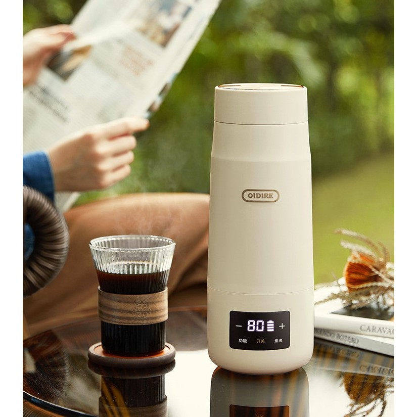Portable Wireless Rechargeable Electric Kettle Thermal Boiling Cup 316 ...