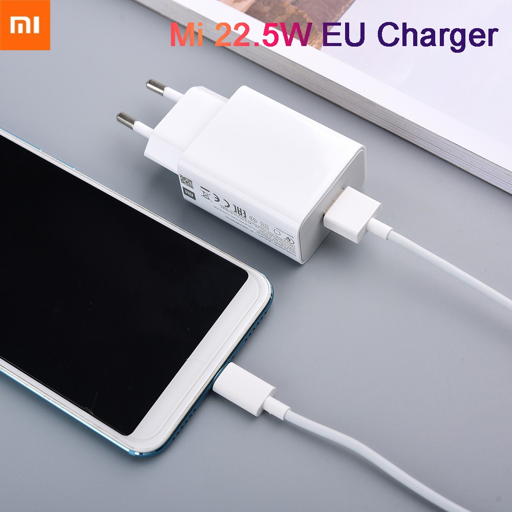 Original Xiaomi 22.5W EU Fast Charger Adapter 10V/2.25A QC3.0 Quick ...