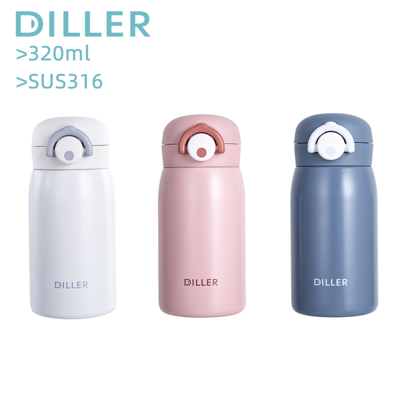 Diller Vacuum Flask Thermos 316 Stainless Steel Drinking Water Bottle ...