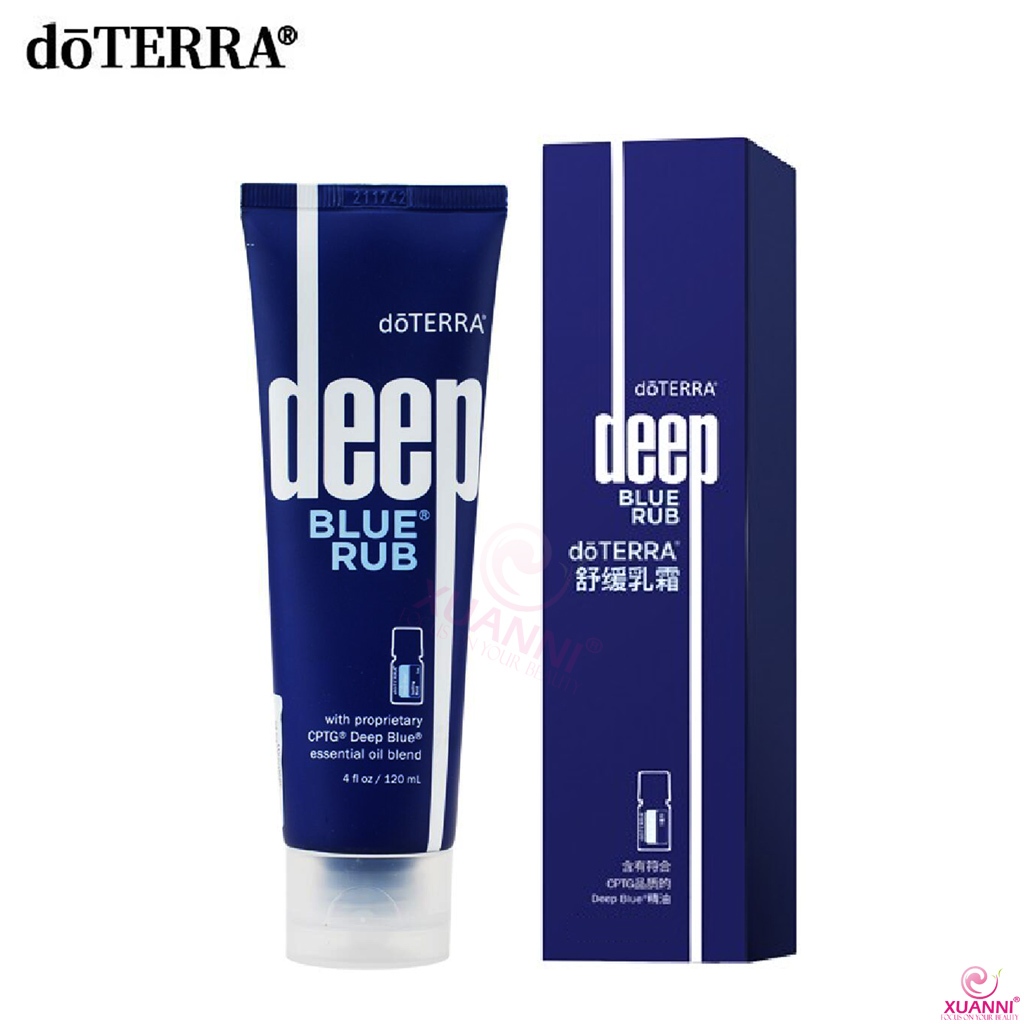 Authentic DoTERRA Deep Blue Rub Soothing Cream 120ml to Relieve Body ...