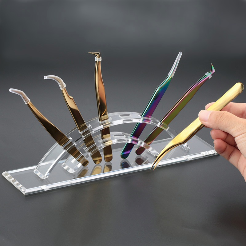 Nail and eyelash forceps storage rack Nail drill forceps display rack 6 ...