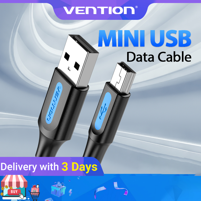 Vention Mini USB Cable USB 2.0 Mini USB to USB 2A 480 Mbps USB Data ...