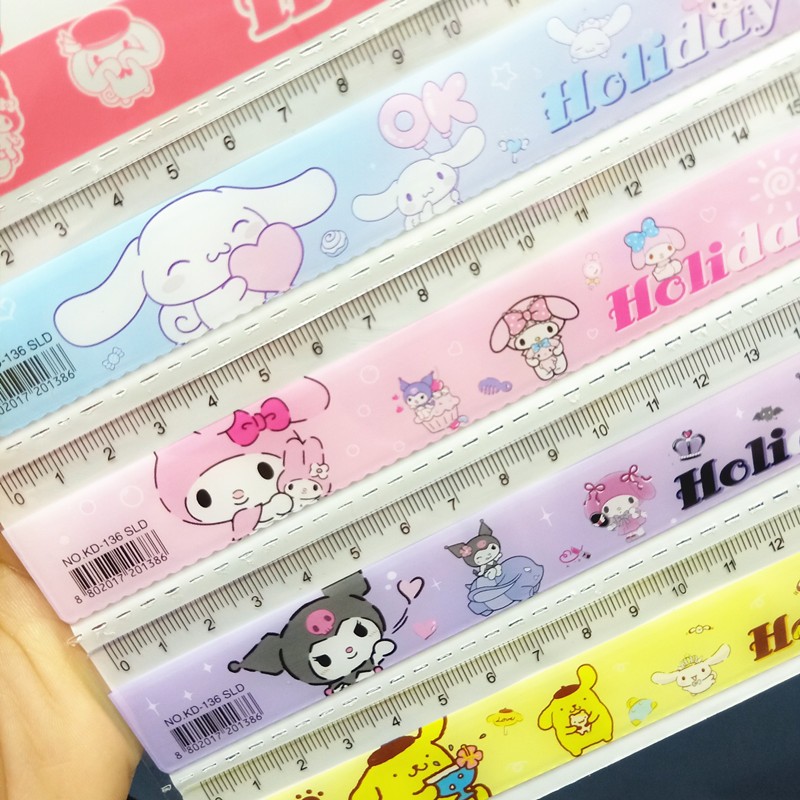 15cm Ruler Cute Cartoon Student Acrylic Rulers Student Stationery ...