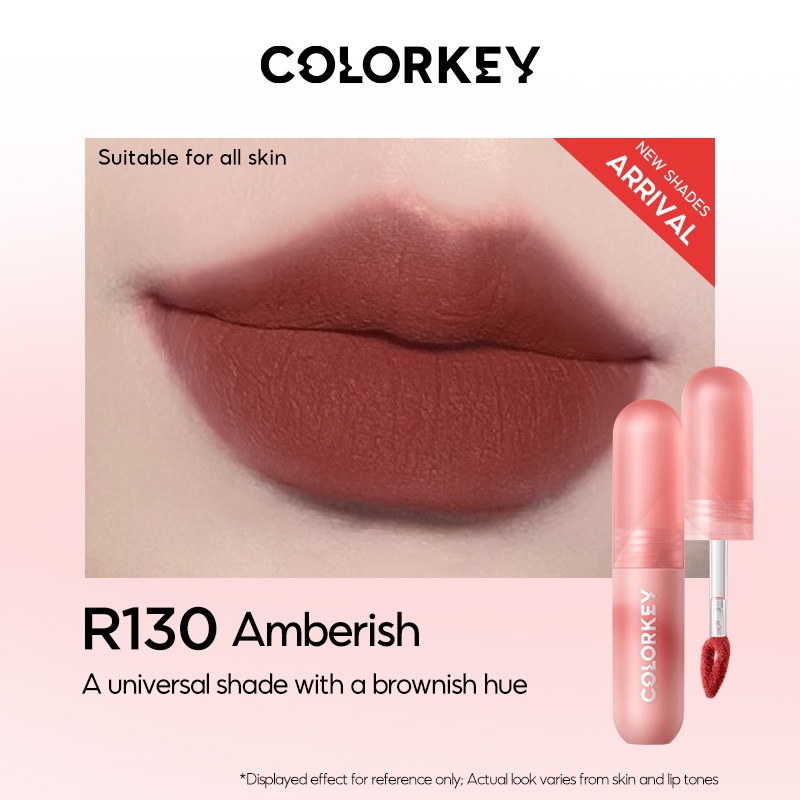 Colorkey Mousse Lip Mud Matte Texture Lip Gloss Liquid Lipstick Non ...