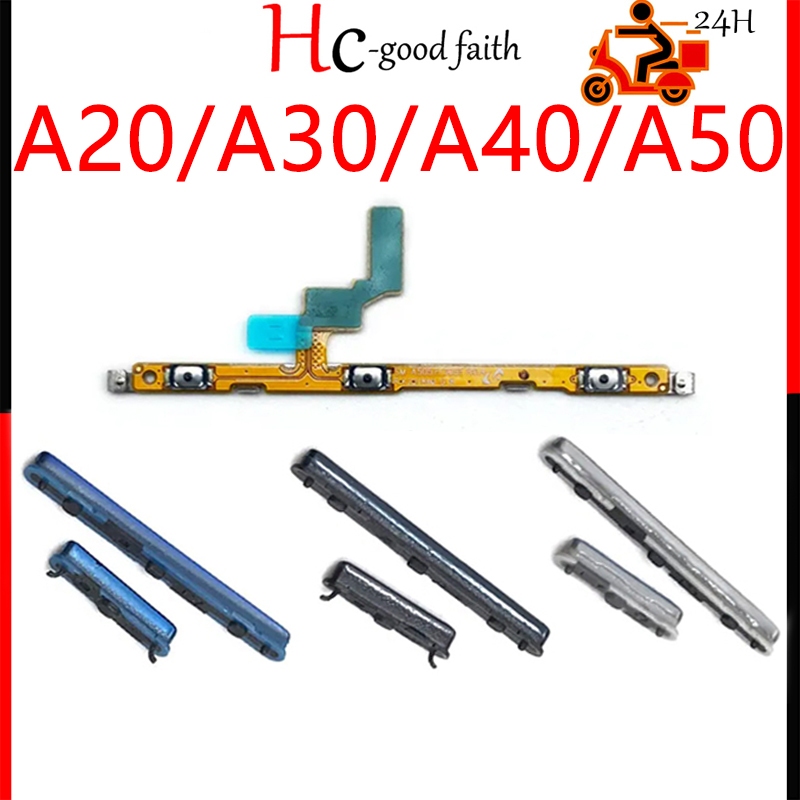 For Samsung galaxy A20 A30 A40 A50 Power on / off Switch Button Side Key Volume Up Down Flex ...