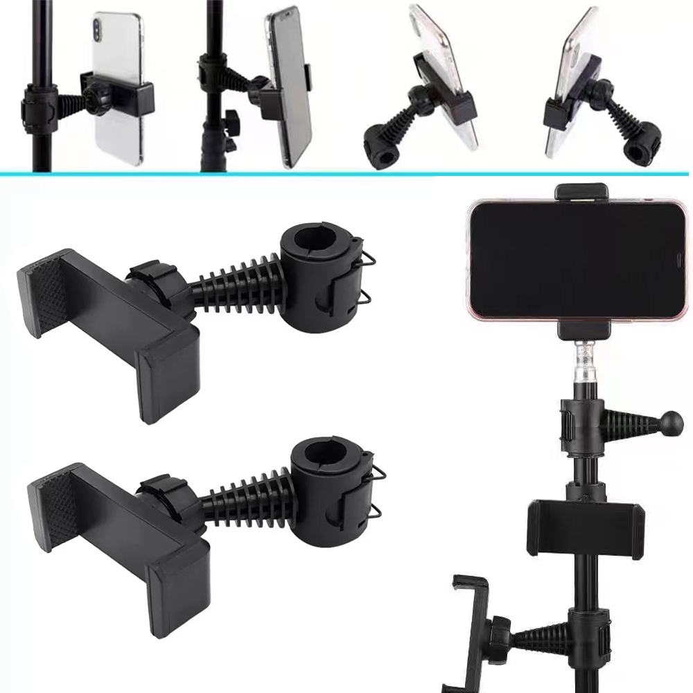 Multifunctional tripod cell phone clip car rear pillow lock expanding ...