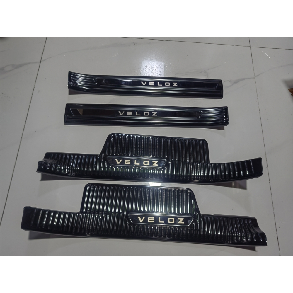 New TOYOTA VELOZ 2022 2023 Chrome scuff plates VELOZ sill plat | Shopee ...