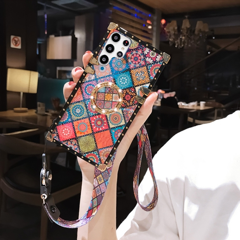 Luxury Lanyard Case For Samsung S25 Ultra S25+ S25edge S24FE S24 Ultra ...