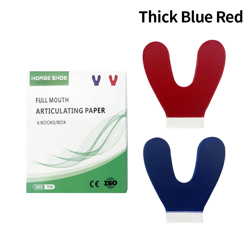 120pcs/box Full Mouth Strips Articulation Occlusion Paper Dental ...