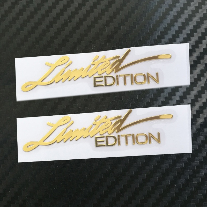 Limited Edition Emblem Metal Stickers Emblem Badge Metal Sticker Decal ...