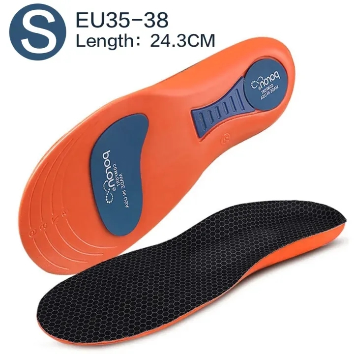 DIDI 1Pair Orthopedic Half Insoles Plantar Fasciitis Feet Insoles Arch ...