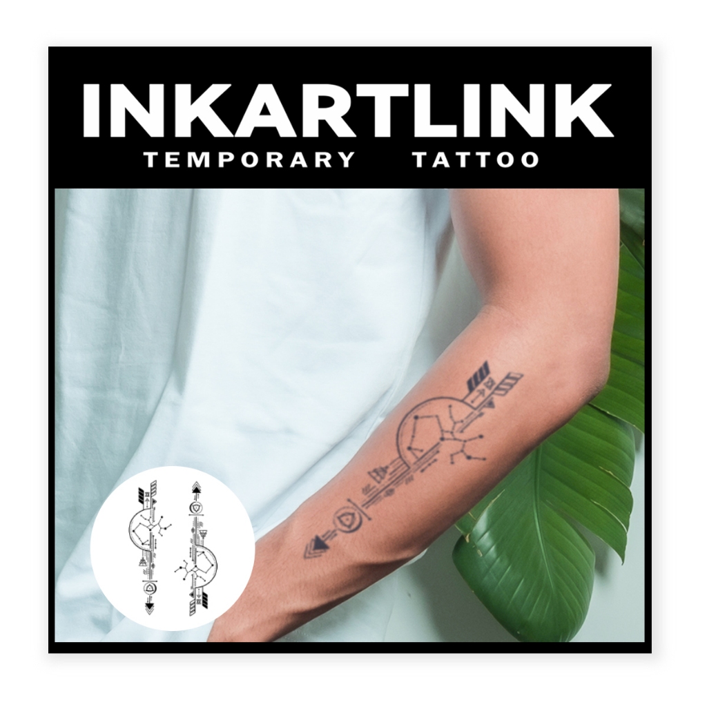 Minimalism temporary tattoo stickers, waterproof long-lasting magic ...