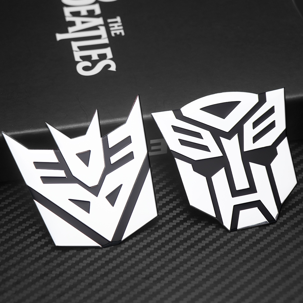 Car Styling 3D Transformers emblem Autobots Decepticon logo Badge ...