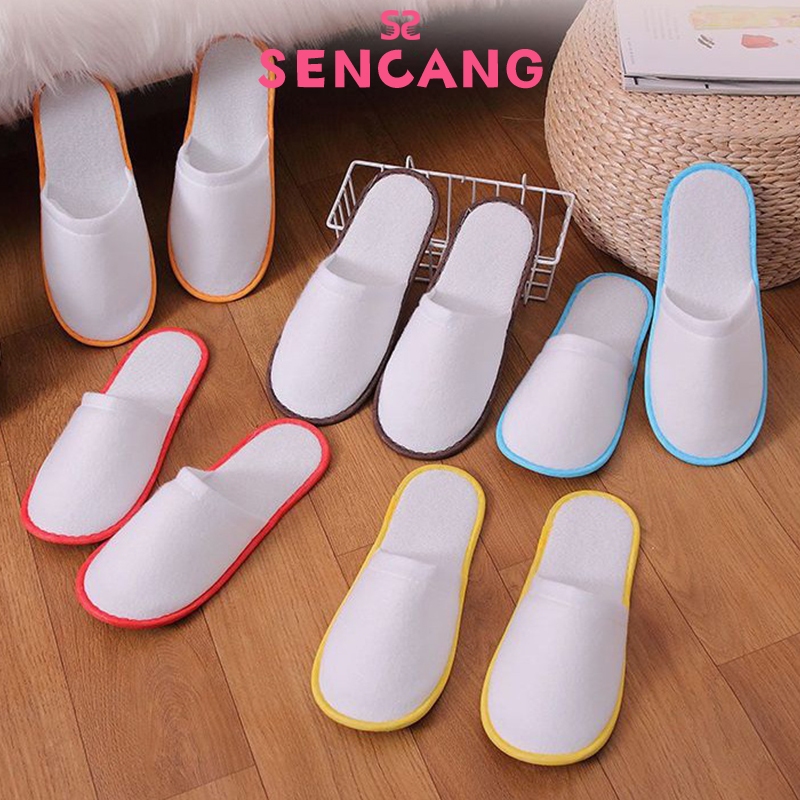 [9 Colors Available] 35-40 Sizes Brushed Flannel Indoor Slippers, 4MM ...