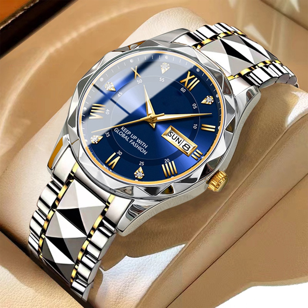POSHI Waterproof Mens Watches Quartz Business Watch For Men Original ...