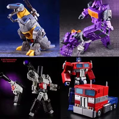 KuBianBao Transformable Gundam robot Model Kits G1 Grimlock Dinosaur T ...