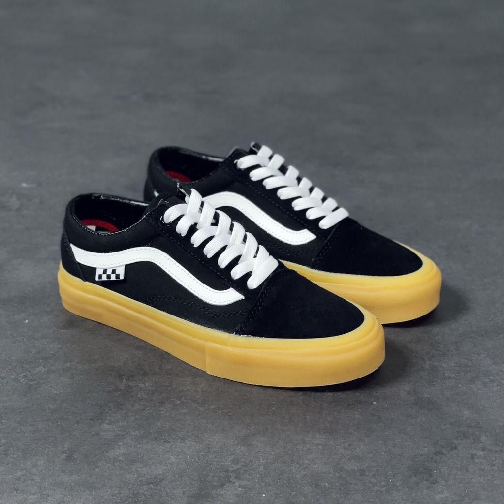 Vans Old Skool Raw Rubber Sole Pro Classic Cloth Shoes Low-Cut Casual ...