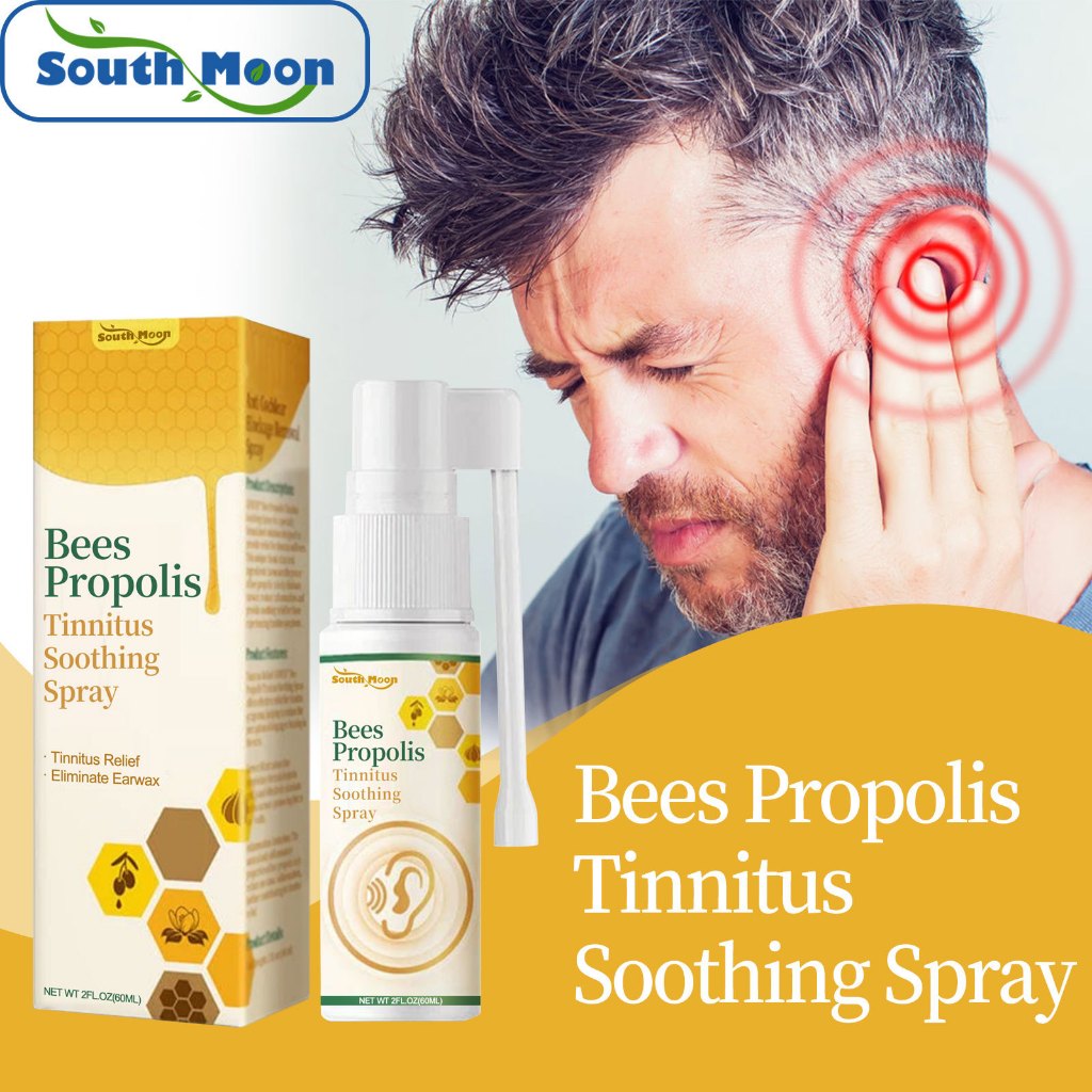 South Moon Bees Propolis Tinnitus Soothing Spray 60ml Tinnitus Spray ...